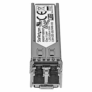 StarTech.com Cisco Meraki MA-SFP-1GB-SX Compatible SFP Module - 1000BASE-SX - 1GbE MMF Optic Transceiver - LC 550m - 850nm - DDM Cisco Meraki MS225, MX400 (MASFP1GBSXST)