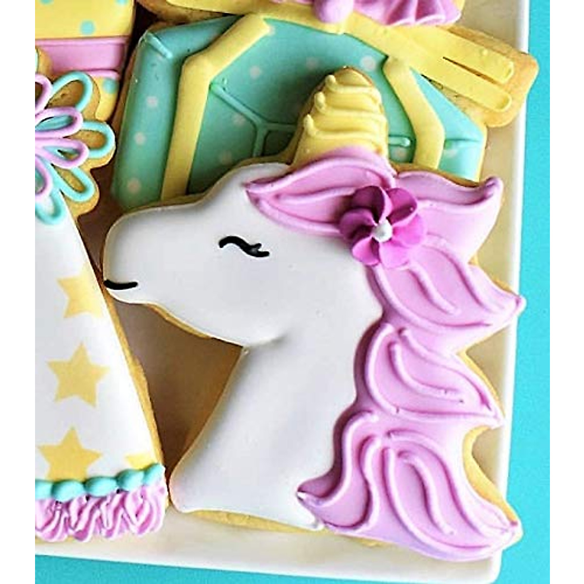 Unicorn Head Cookie Cutter 4" Made in USA by Ann Clark