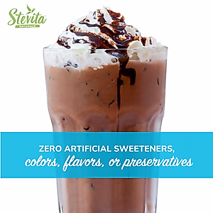 Stevita Cocoa Delight - 4.2 oz - Natural Cocoa Powder with Stevia - For Hot Cocoa, Smoothies, Desserts & Recipes - Non-GMO, Vegan, Keto, Paleo, Gluten Free - 20 Servings