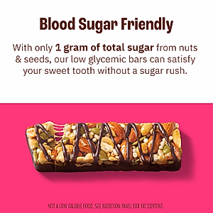 Munk Pack Nut & Seed Bar Sea Salt Dark Coco - 1g Sugar, Low Carb & Keto, 5g Protein - Gluten Free, Plant Based, Zero Added Sugar - Sweet & Salty Breakfast & Snack Bars, 12 Bars