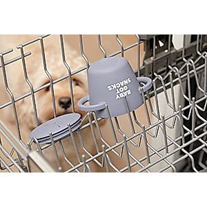 Bella Tunno Happy Snacker – Spill Proof Snack Cups for Toddlers and Babies, Snack Containers Made from Silicone BPA Free, Soft Opening & Removable Lid (Baby Got Snacks)