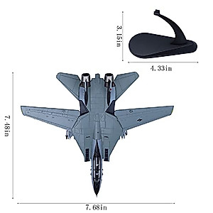Udnorbay 1/100 US Navy F-14B Tomcat VF-103 Fighter Jolly Rogers Airplane Model Military Aircraft Diecast Models