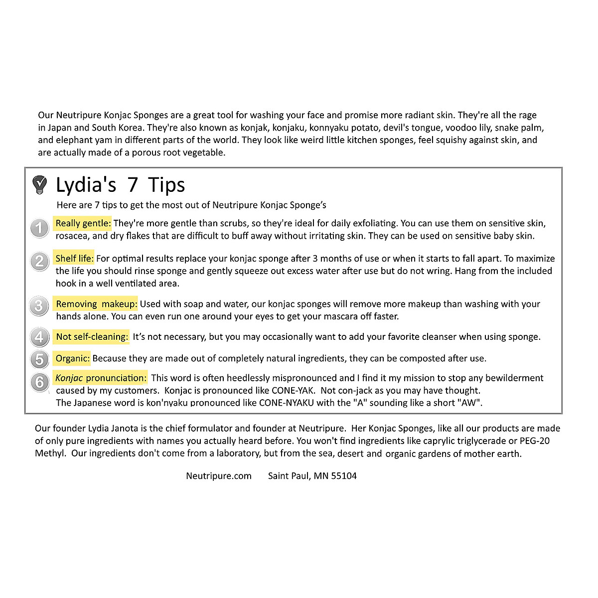 Konjac Sponge Set: Organic Skincare Facial for Natural Exfoliating and Deep Pore Cleansing 5 Piece Sampler Pack Infused with Charcoal, Turmeric, Green Tea