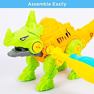 4PACK Easter Eggs Prefilled with Take Apart Dinosaur Toys for Kids,Easter Dinosaur Egg Dinosaur Building Kit for Easter Party Favors, Easter Basket Stuffers, Easter Egg Fillers, Easter Eggs Hunt.