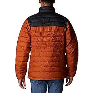 Columbia Men's Powder Lite Jacket, Warm Copper/Black, Medium