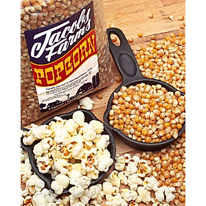 Old Fashioned Popcorn Kernels for at-home Popcorn Maker | Use in your Popcorn Popper or Microwave Popcorn Popper | Gluten Free (Butterfly Popping Corn, 4lb Bag) | Jacobs Farms Popcorn