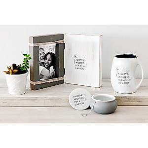 Pavilion - I Always Wished For A Friend Like You 16 ounce Large Coffee Cup -Friend Gift Idea, 1 Count 3.75” x 3.75”, Gray