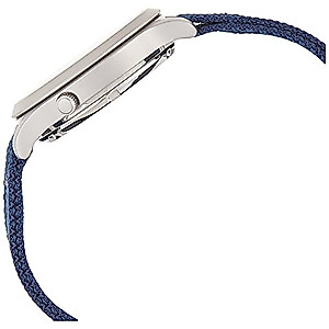 Men's SNK807 SEIKO 5 Automatic Stainless Steel Watch with Blue Canvas Band