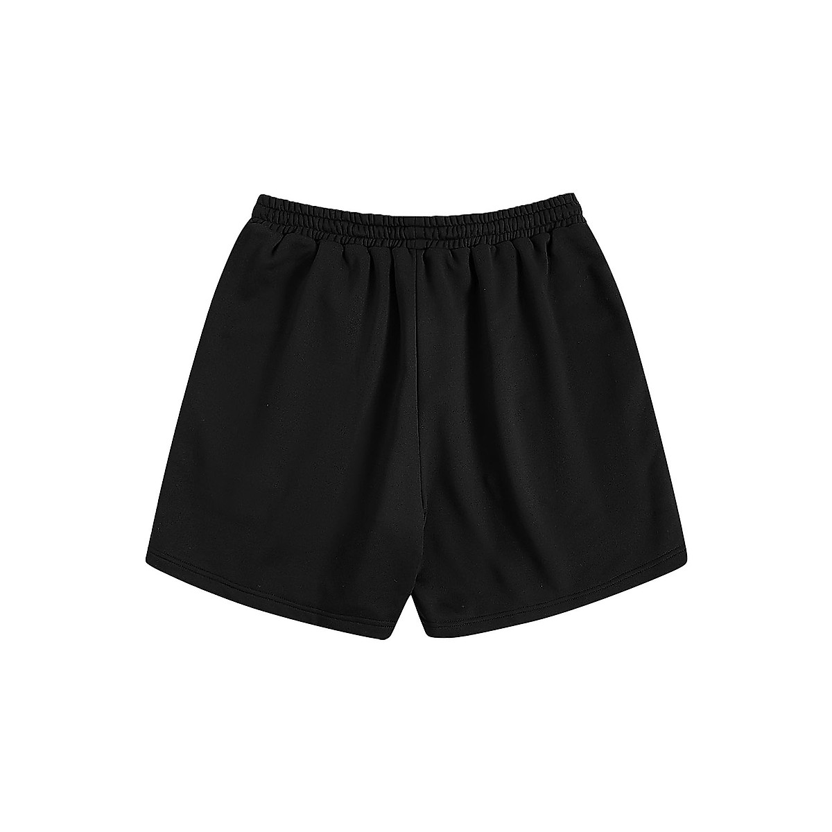 GORGLITTER Men's Graphic Cool Shorts Drippy Workout Designer Shorts Streetwear with Pockets Los Angeles Print Black Medium