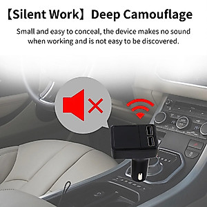 Icamdoor GPS Tracker for Vehicles –Mini GPS Driving Alert Car Charger with Geofence – Route History Car GPS Tracker Simple Plu In for Vehicles, Assets,Fleet, Older Persons
