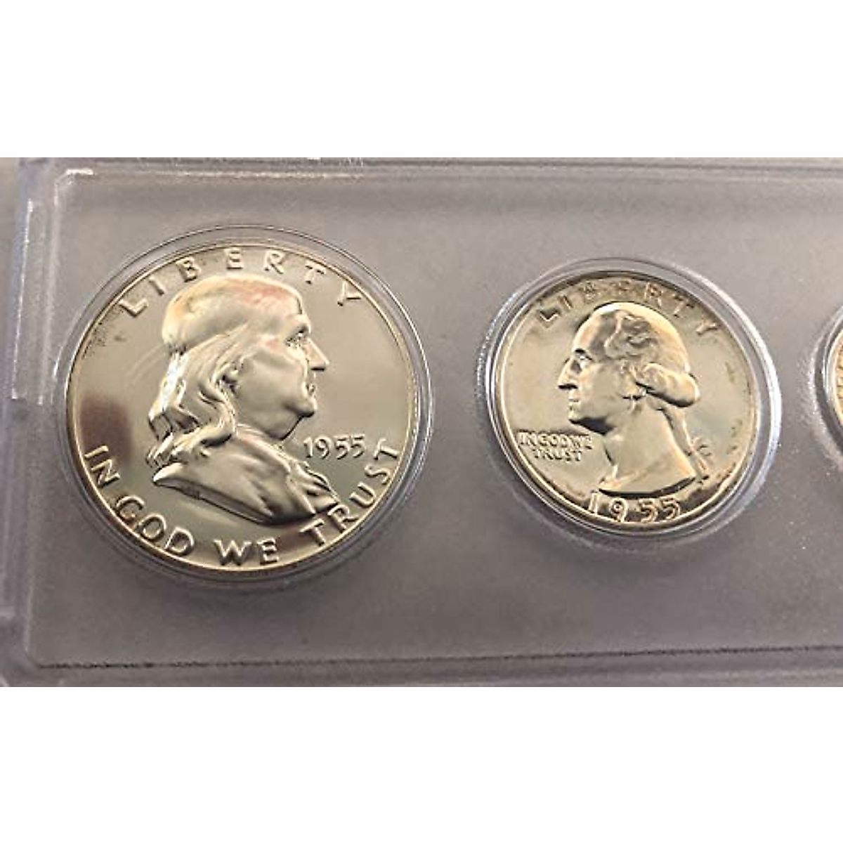 1955 P US MINT Proof set Silver Comes in Hard Case Proof