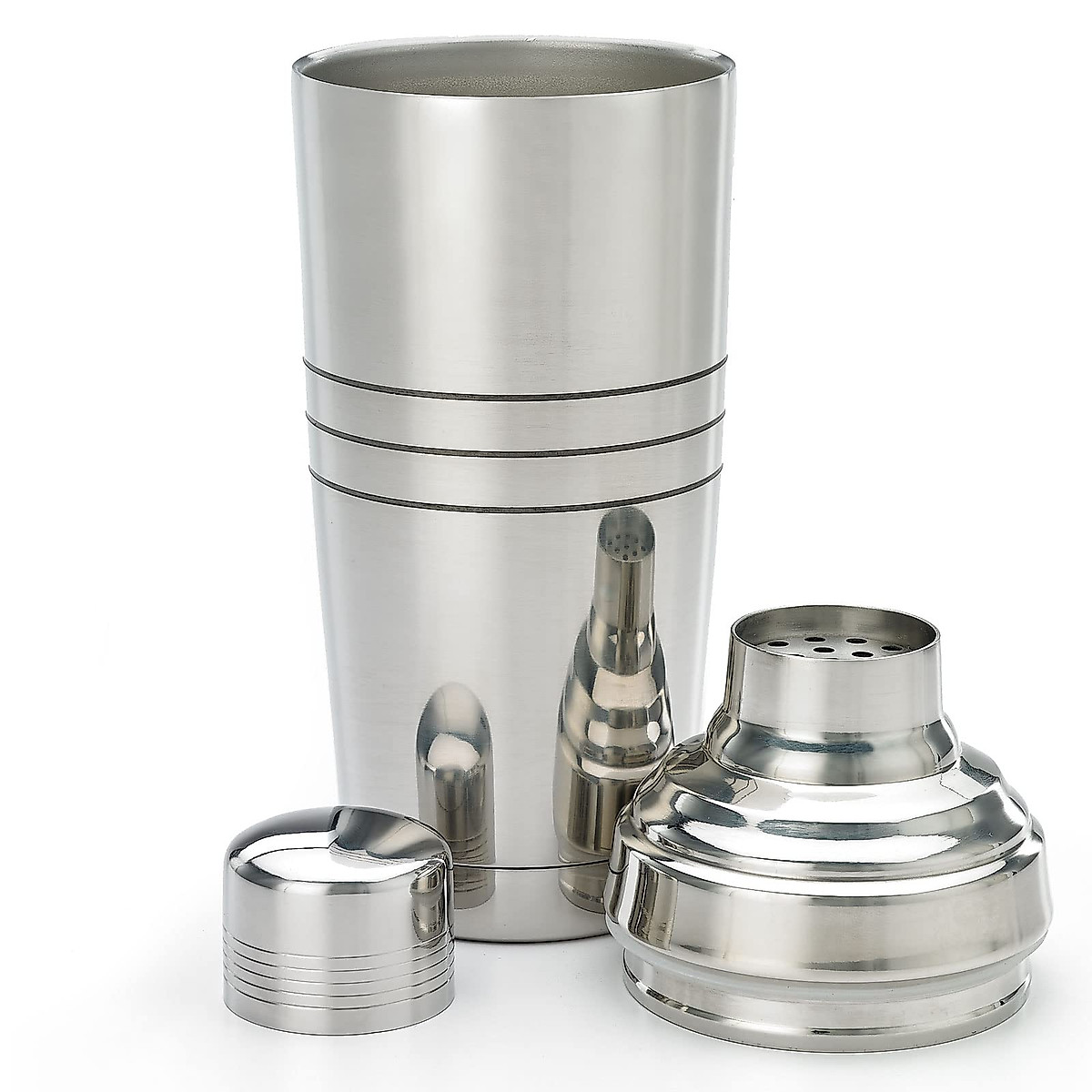 Barfly Double Wall Insulated Cocktail Shaker Tin, 19 oz (550 ml), Stainless (M37157)