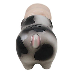 Ebros Gift Ceramic Star Crossed Lovers Chubby Country Farm Bacon Porky Pig Couple Kissing Salt And Pepper Shakers Set Valentines Pigs Piglets Figurines Party Kitchen Tabletop Collectible Accents