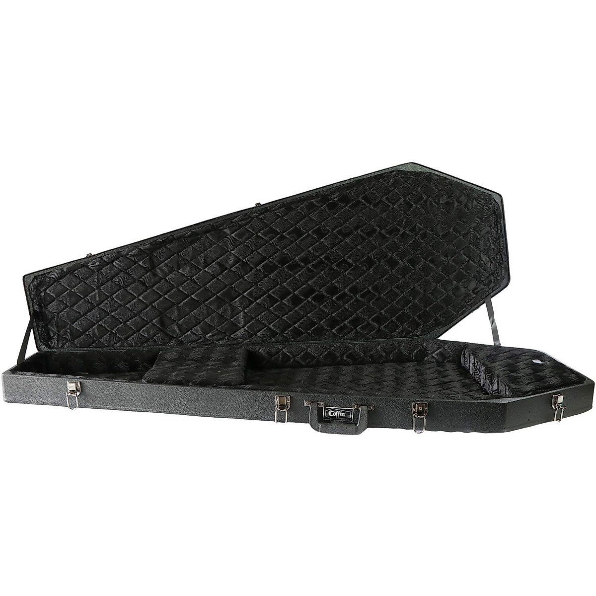 Coffin Case CF-300VXBK Extreme Guitar Case, Black Velvet