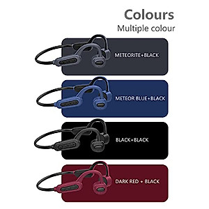 Taiyoko Bone Conduction IP68 Waterproof Bluetooth 5.0 Headphones Open-Ear Sport Wireless Headset with MP3 Play Swimming Headphones Up to 6-8H Playtime