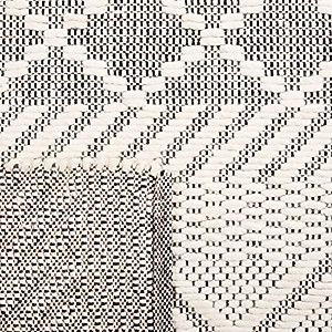 SAFAVIEH Natura Collection 6' x 9' Ivory NAT854A Handmade Moroccan Boho Tribal Wool Area Rug