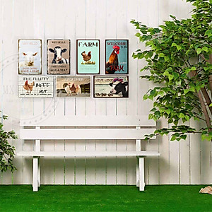 MXJEYAO Tin Sign Retro Style Sign Vintage Compass Vintage Wall Decor for Home Office School Wall Decoration Aluminum Metal Sign Kitchen Garden Restaurants Wall Decor for Bars Cafes 8x12 Inches