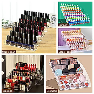 LASZOLA 7 Layers Paint Storage Organizer and Paint Brush Holder, Acrylic Paint Rack Stand Oil Paint Tubes Ink Bottle Paints Tool Storage Holder with 3 Compartments Brush Organizer (No Pearl)