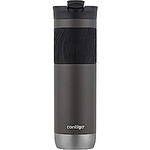 Contigo Byron SnapSeal 2.0 Stainless Steel Insulated Travel Mug - 24 oz - Leakproof SnapSeal Lid, Non-Slip Grip - Great for On the Go to Keep Drinks Hot or Cold - Ideal for Coffee and Tea, Sake