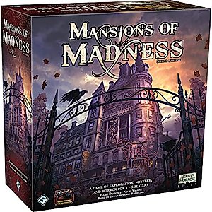 Mansions of Madness 2nd Edition (BASE GAME) | Horror Game | Mystery Board Game for Teens and Adults | Ages 14 and up | 1-5 Players | Average Playtime 2-3 hrs | Made by Fantasy Flight Games