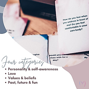 OpenMity Box of Meaningful Conversations – Conversation Starters Game for Couples – Date Night Cards Deck with 130 Question Cards