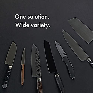 HORL 2 Walnut Rolling Knife Sharpener Engineered in Germany for Straight Edge with Industry Diamonds for Steel of any hardness and Magnetic Angle Technology with 15 & 20 Degrees