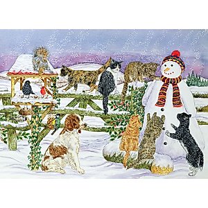 PETER PAUPER PRESS Snowman and Friends 1000 Piece Jigsaw Puzzle