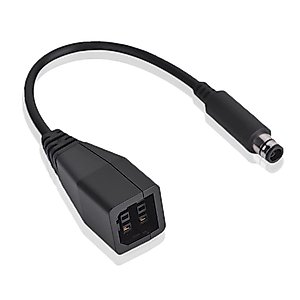 Adapter Power Supply Converter Transfer Cable Cord for Xbox 360 to Xbox 360E,Stable Game Console Power Supply Adapter Converter Cord for Microsoft for Xbox 360