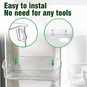 2-Pack Upgraded 240356402 Refrigerator Door Bin Replacement Part, Compatible with Frigidaire Refrigerator Door Shelf Parts FFSS2615TE0 LFSS2612TF0 LFSS2612TE0 AP2549958 FGHS2631PF4A Door Shelf Shelves