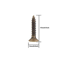 BfyBest 30 Pieces Large Wall Mounted Coat Hook Robe Hooks Cloth Hanger Coat Hanger Coat Hooks Rustic Hooks and 60 Pieces Screws for Bath Kitchen Garage Single Coat Hanger (Bronze)