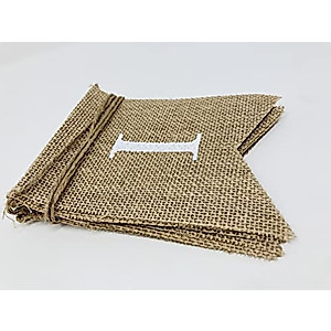 Shimmer Anna Shine It's a Boy Burlap Banner for Baby Shower Decorations and Gender Reveal Party (Blue)