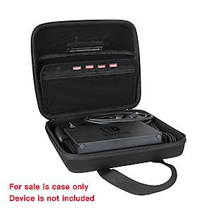 Hermitshell Hard EVA Travel Black Case Fits Nintendo Switch System