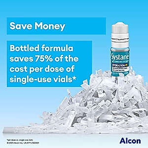 Systane Hydration Multi-Dose Preservative-Free Eye Drops Dry Eye Relief Twin Pack (2x10ml)