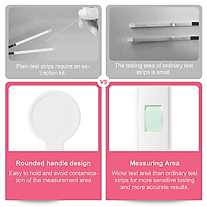 Vaginal pH Test Strips, Feminine Health Vaginal pH Test Strips Kits for Bacterial Vaginitis, Trichomonas Vaginitis, Individual Aluminum Foil Wrapped (4-Packs)- Genuine Sole Seller (haohui-bio)