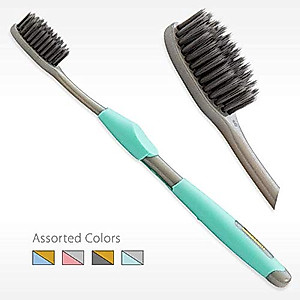 Euro-Tech Toothbrush Size:Pack of 8 with Bonus Type:Charcoal