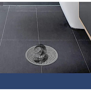 Drain Hair Catcher Strainer Rust-Proof Stainless Shower Drain Covers 304 Steel