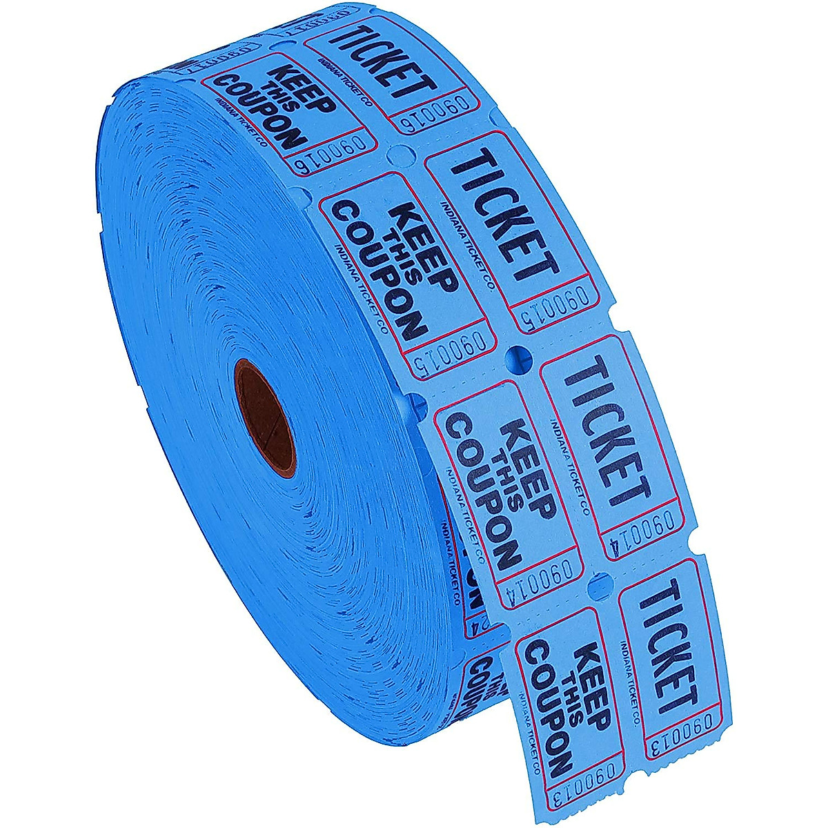 Double Roll Raffle Event Tickets - Full Set of 8 Colors (8 Rolls of 2000 Tickets Each)