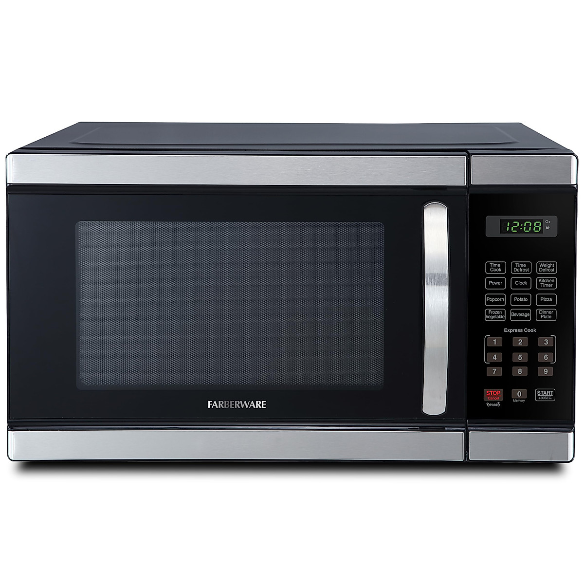 Farberware FMO11AHTBKM Countertop Microwave Oven, Black