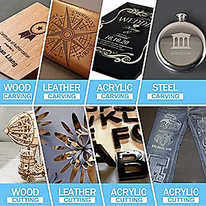 SCULPFUN S9 Laser Engraver, 90W Effect High Precision CNC Laser Cutter and Engraver Machine, Deep Cutting for 15mm Wood, 0.06mm Ultra-Fine Fixed-Focus Compressed Spot