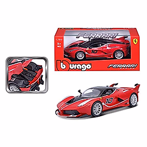 Bburago 1:24 Scale Racing Ferrari FXX-K Die Cast Vehicle (Colors May Vary)
