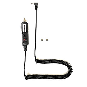 DCPOWER CAR Coiled Power Cord Compatible Replacement for Cobra XRS-9700, XRS-9730, XRS-9740, XRS-9745 Radar Detector