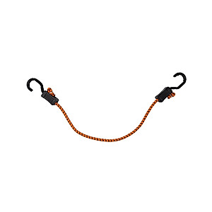 Kotap MABC-24 All- Purpose Adjustable Bungee Cords with Hooks, 24-Inch, Orange/Black, 10 Count