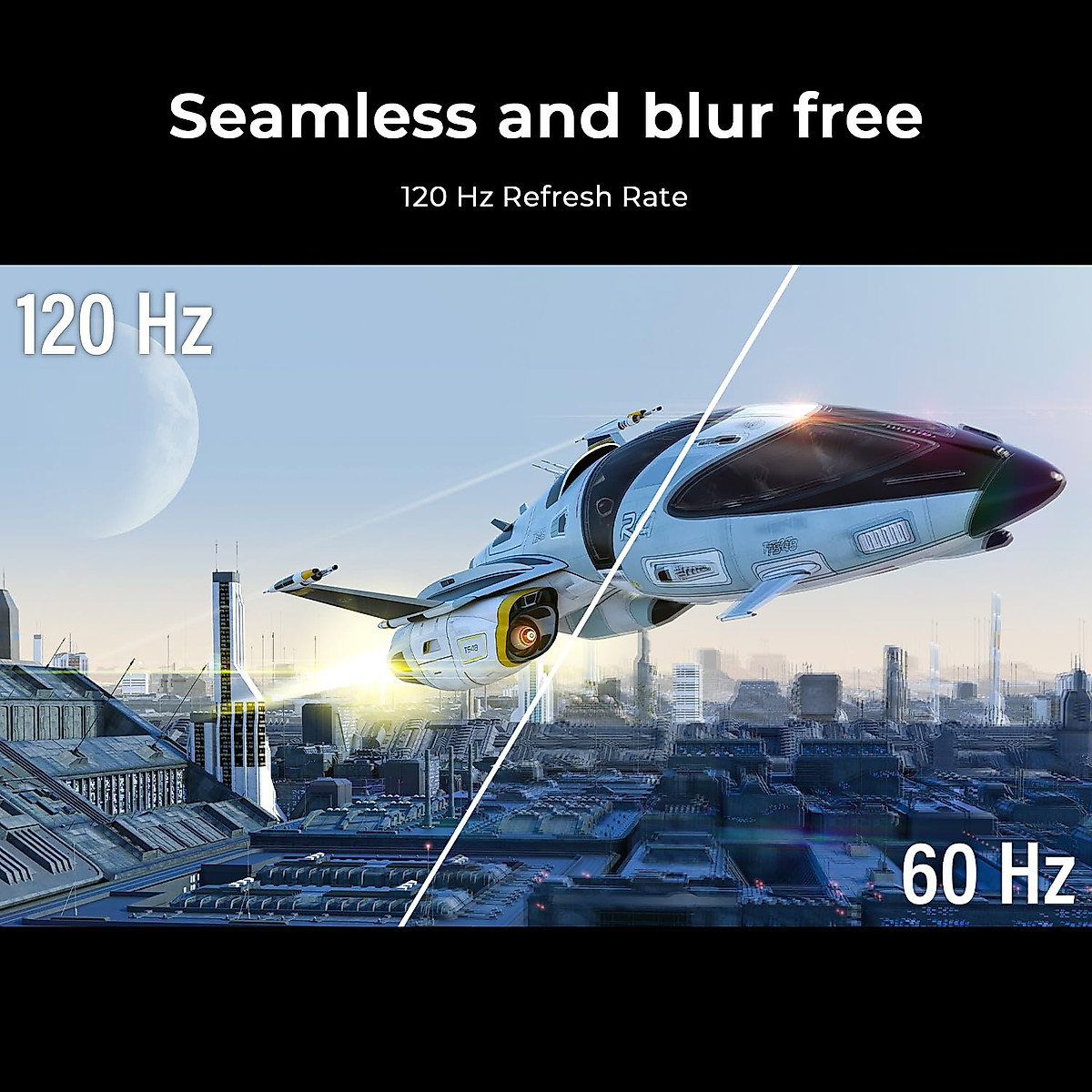 Deco Gear 35-Inch Curved Ultrawide Gaming Monitor | 3440 x 1440 | 120Hz | 1ms MPRT | Adaptive Sync | HDMI 2.0 x2 | DisplayPort 1.4 x2 | 99% sRGB