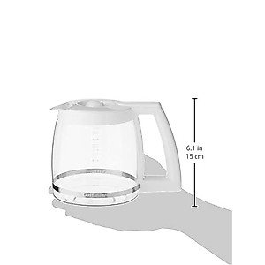 Cuisinart DGB-500WRC 12-Cup Replacement Coffee Carafe, White