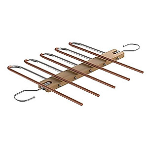 Pants Hangers Space Saving - Closet Hangers Space Saver - Scarf Organizer - Multi Functional Pants Rack - Jeans Hanger - Pant Hangers - Multifunctional Hanger Clothes - 5-in-1 Folding Trouser Hanger