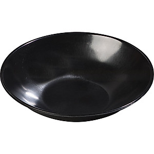 Carlisle FoodService Products 575B03 Melamine Salad Bowl, 13-oz. Capacity, 2" Height x 6" Diameter, Black (Case of 72)