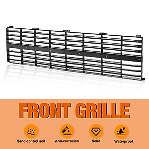 CarPartsDepot 400-15740, Grill Grille Material Black Plastic W/Molding Hole GM1200125 14043881 by CarPartsDepot