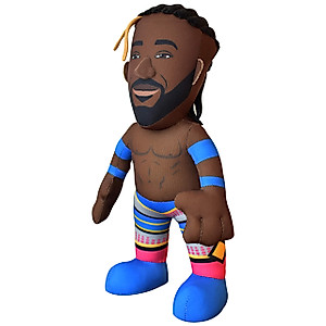 Bleacher Creatures WWE Kofi Kingston 10" Plush Figure - A Wrestling Superstar for Play or Display