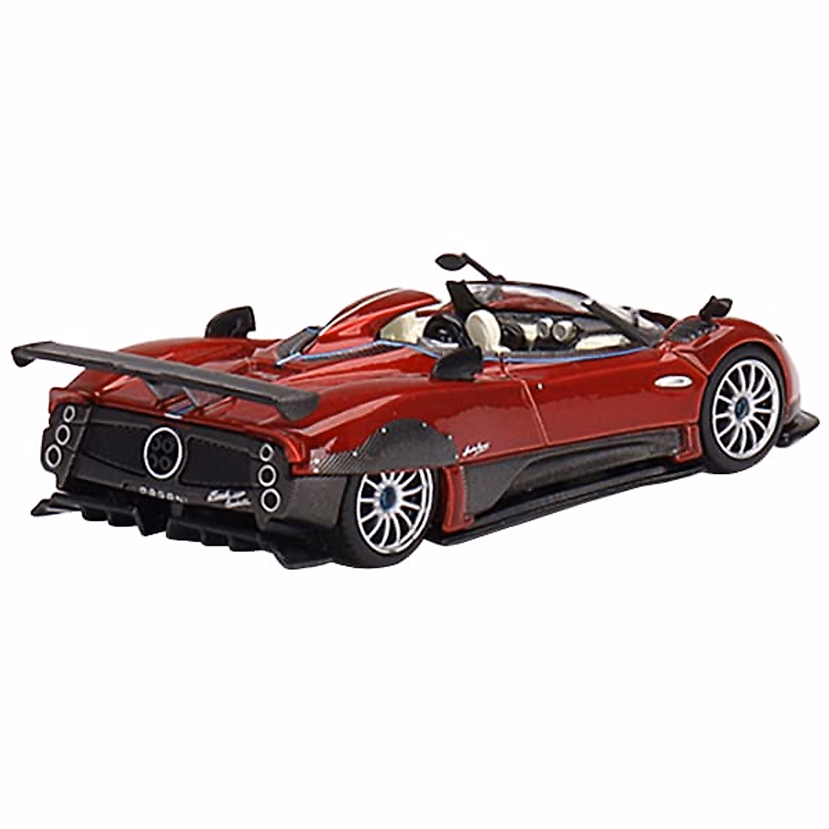 Pagani Zonda HP Barchetta Rosso Dubai Red Metallic Limited Edition to 2040 Pieces Worldwide 1/64 Diecast Model Car by True Scale Miniatures MGT00432