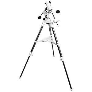 Explore Scientific FirstLight 114mm Newtonian Telescope with EQ3 Mount (White) - Mounted Telescope for Adults Stargazing - Observation Telescope and Astronomy Telescope